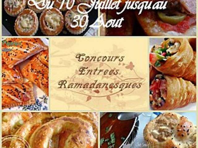 Recettes d'Entrées de Dunya 7alawa