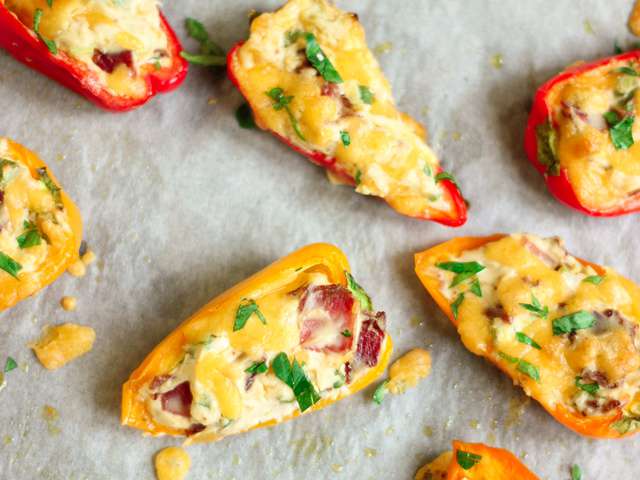 Recettes de Poivrons de Elle Mijote Quelque Chose