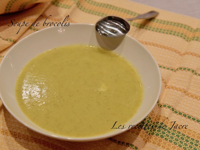 Recettes de Soupe de brocolis de en toute simplicité