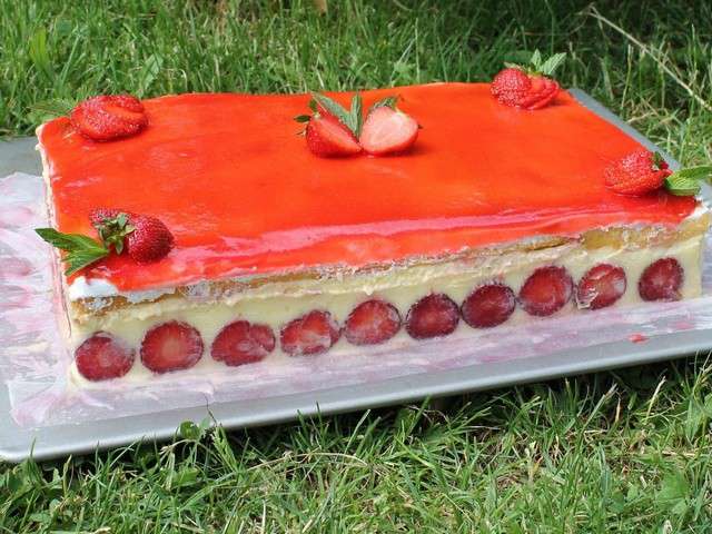 Recettes de Fraisier de Expériences gourmandes