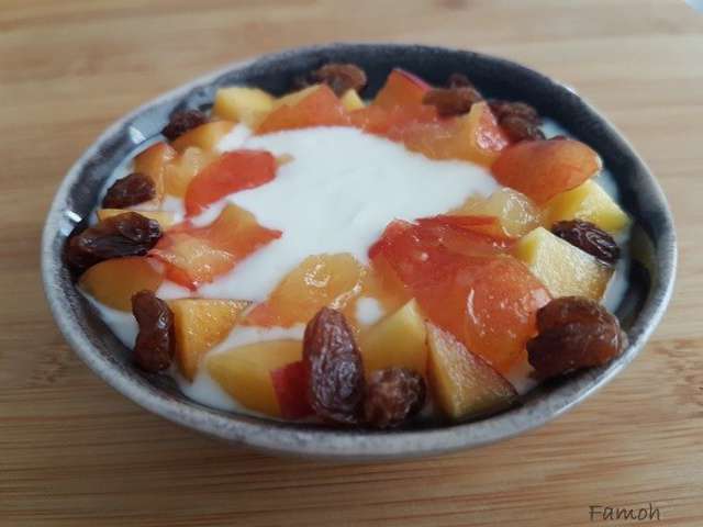 Recettes de Fromage blanc aux fruits de FAMOH