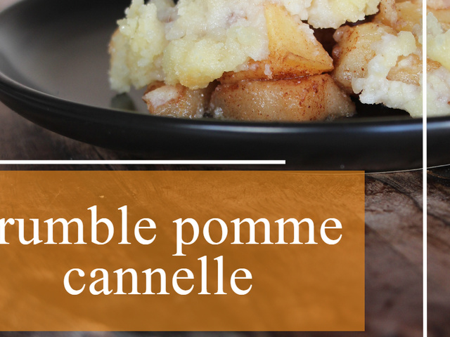 Recettes de Crumble pommes et Cannelle