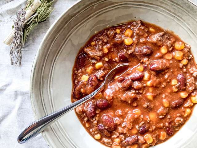 Recette Chili con carne facile - Les recettes de Chili con carne les ...