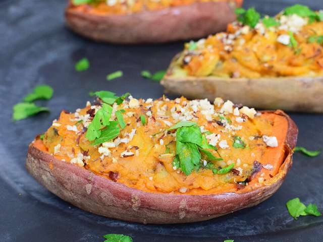 Recettes de Patate douce de France végétalienne
