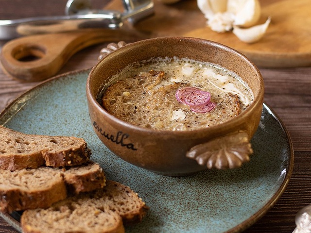Recettes de Tourin de France végétalienne