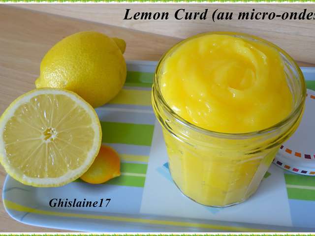 Recettes de Lemon curd de Ghislaine Cuisine