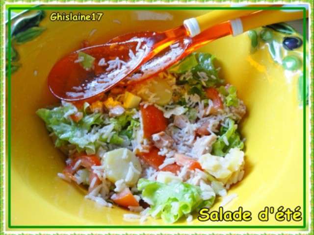 Recettes de Salade d'été de Ghislaine Cuisine