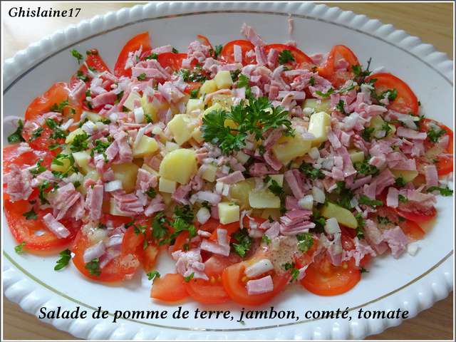 Recettes de Salade de pomme de terre et Tomates