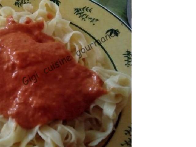 Recettes de Sauce aux poivrons de Gigi cuisine gourmande