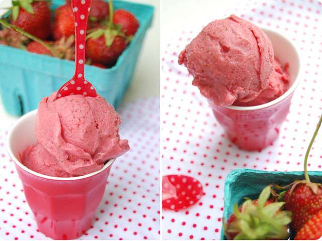 Recettes de Glace à la Fraise de Gourmet et Gourmand