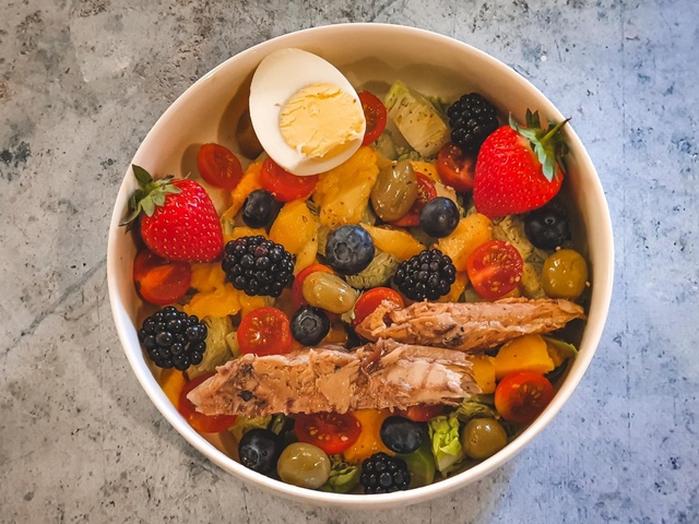 Recettes de Salade aux fruits rouges de Gourmicom