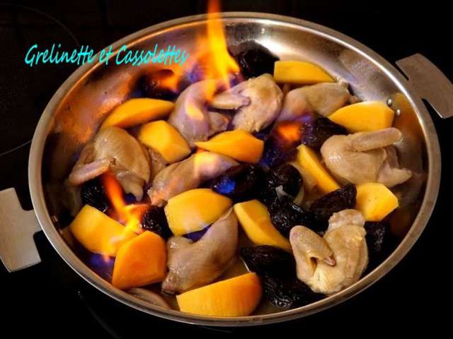 Recettes de Cailles et Pruneaux