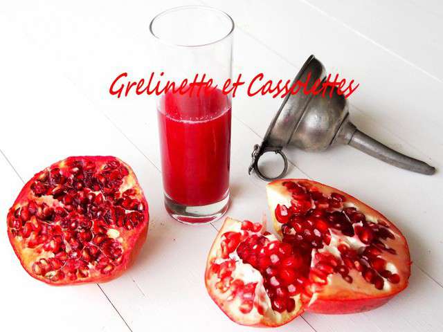 Recettes de Jus de grenade de Grelinette et Cassolettes