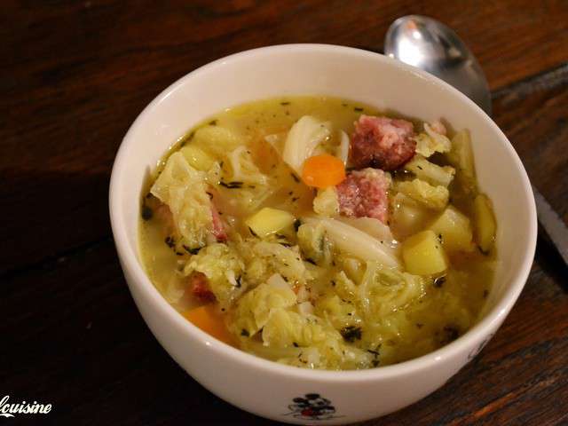 Recettes de Soupe aux choux de Helcuisine