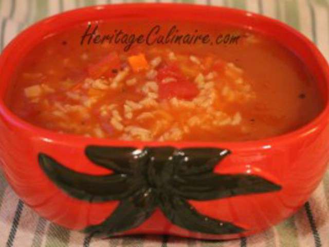 Recettes de Soupe au riz de Héritage Culinaire