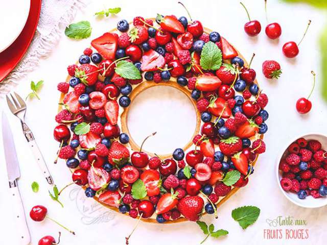 Recettes de Tarte aux Fruits Rouges de Il était une fois la pâtisserie