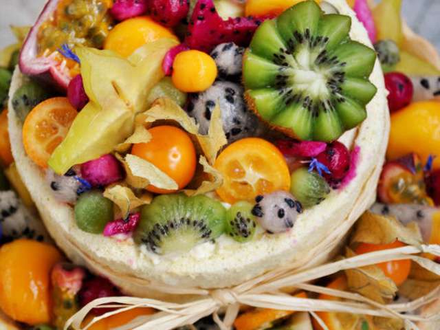 Recettes de Fruits exotiques et Charlottes