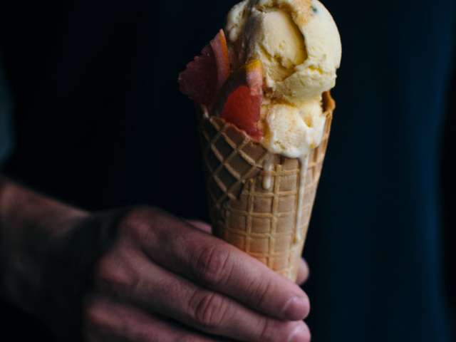 Recettes de Glace au basilic de In the mood for food