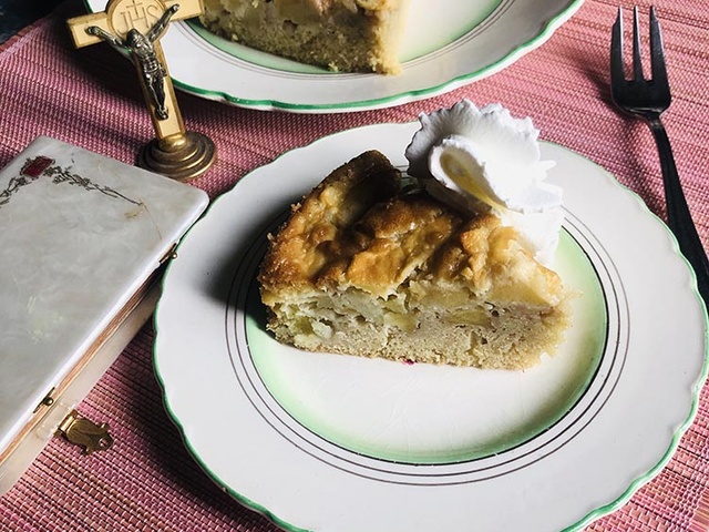 Recettes de Moelleux aux pommes de Je cuisine donc je suis