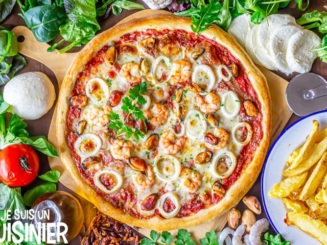 Recettes de Pizza et Fruits de mer