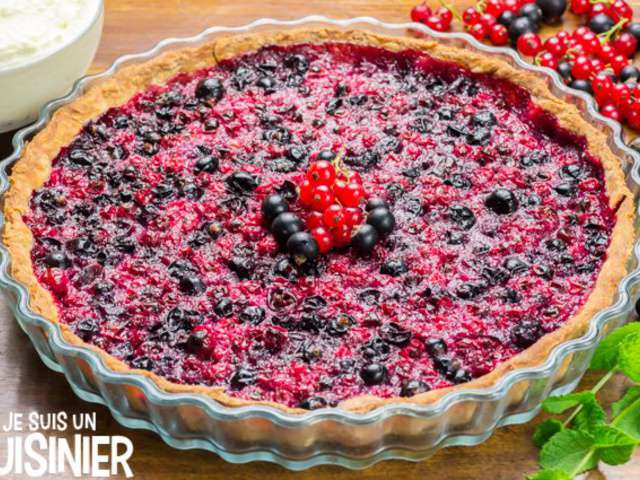 Recettes de Tarte aux Cassis de Je suis un cuisinier