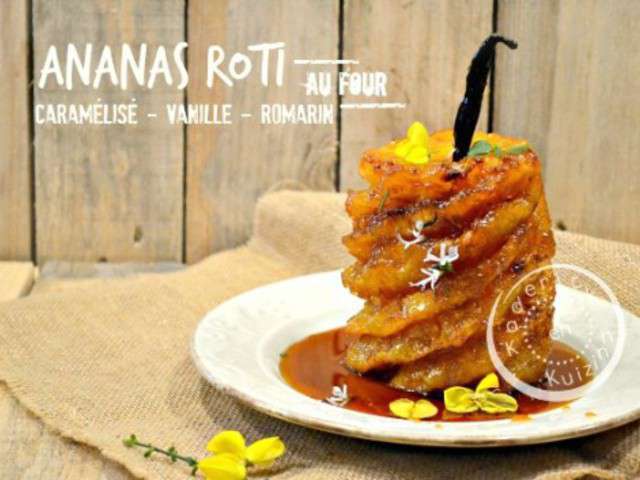 Recettes d'Ananas rôti et Romarin