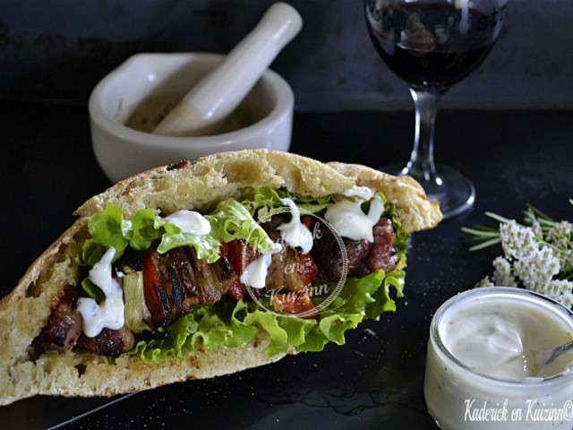 Recettes de Kebab et Sauce blanche - 2