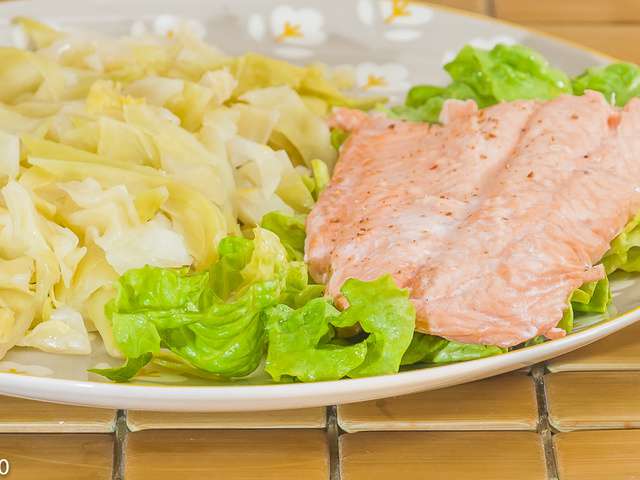 Recettes de Chou pointu et Saumon