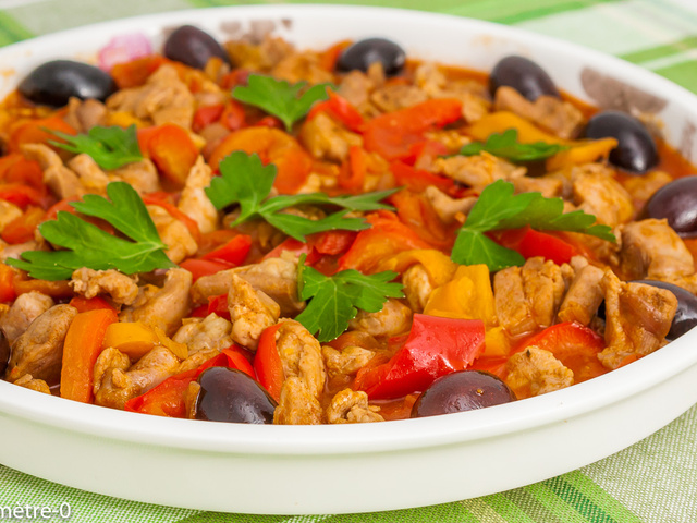 Recettes de Poulet et Poivrons