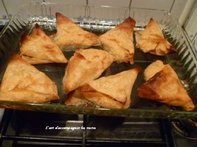 Recettes de Samossa de L'art d'accompagner les restes