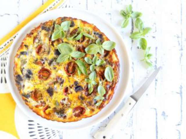 Recettes De Quiche Aux Courgettes Et Tomates Cerises