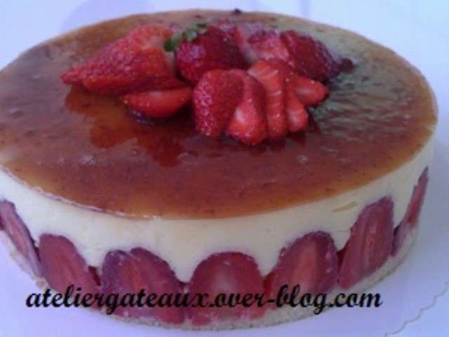 Recettes de Fraisier de l'atelier gâteaux
