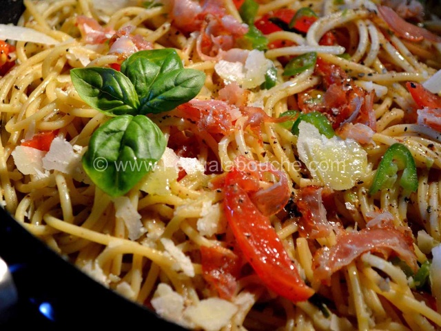 Recettes de Spaghetti et Jambon