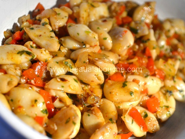 Recettes de Chipirons et Poivrons