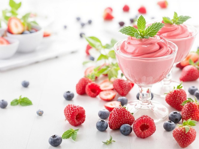 Recettes de Mousses et Fruits rouges