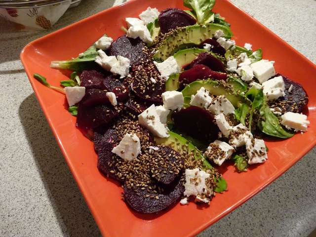 Recettes de Salade de betteraves rouges