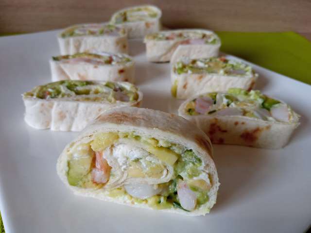 Recettes de Wrap et Crevettes