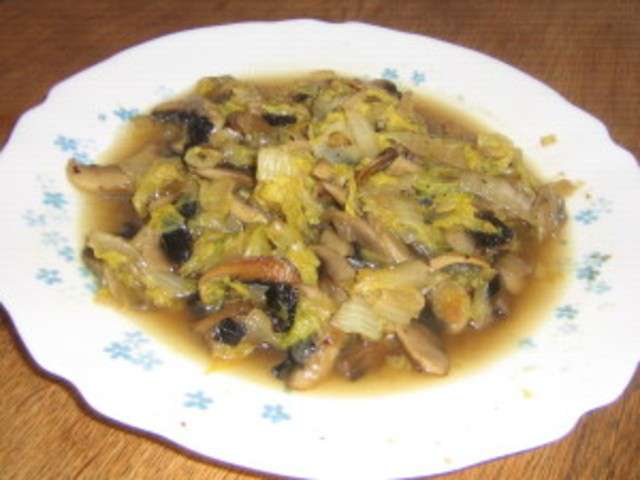 Les Meilleures Recettes de Chou chinois et Champignons