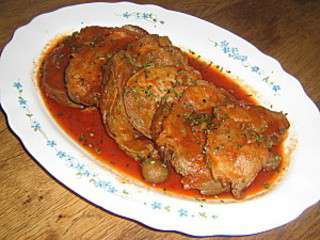 Recettes de Rôti de Porc et Sauce tomate