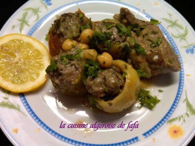 Recettes de Légumes de la cuisine algeroise de fafa