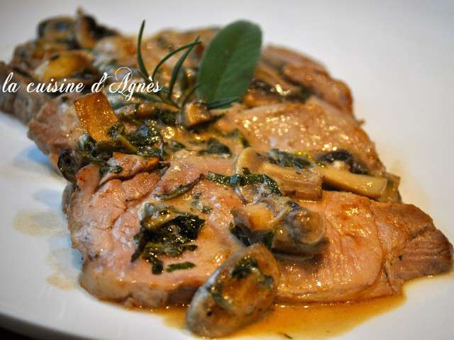 Recettes de Champignons de Paris et Porc