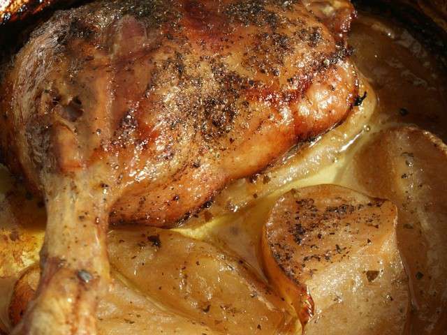 Recettes de Cuisse de canard et Pomme