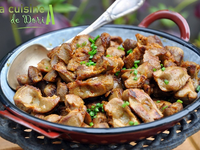 Recettes de Gésiers de Poulets