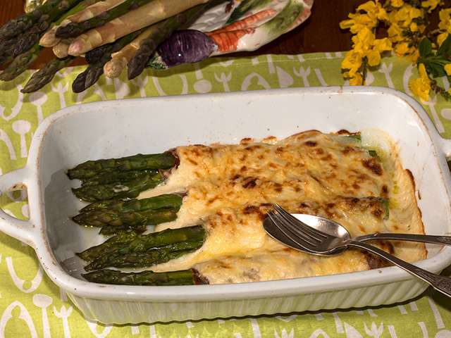 Recettes d'Asperges vertes et Gratins