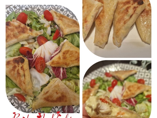 Recettes de Brick au Poulet Poivrons