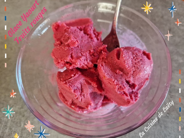 Recettes de Glace Yaourt Fruits Rouge Ninja Creami