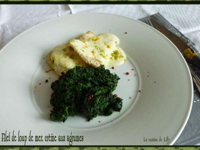 Recettes de Loup de Mer de La cuisine de Lilly