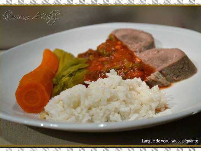 Recettes de Langue de veau de La cuisine de Lilly