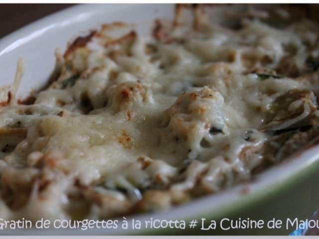 Recettes de Gratin de Courgettes de La Cuisine de Malou