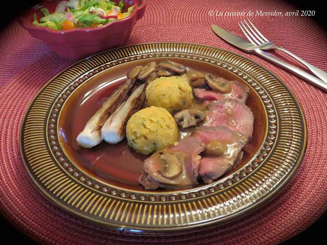 Recettes de Roti de filet de boeuf